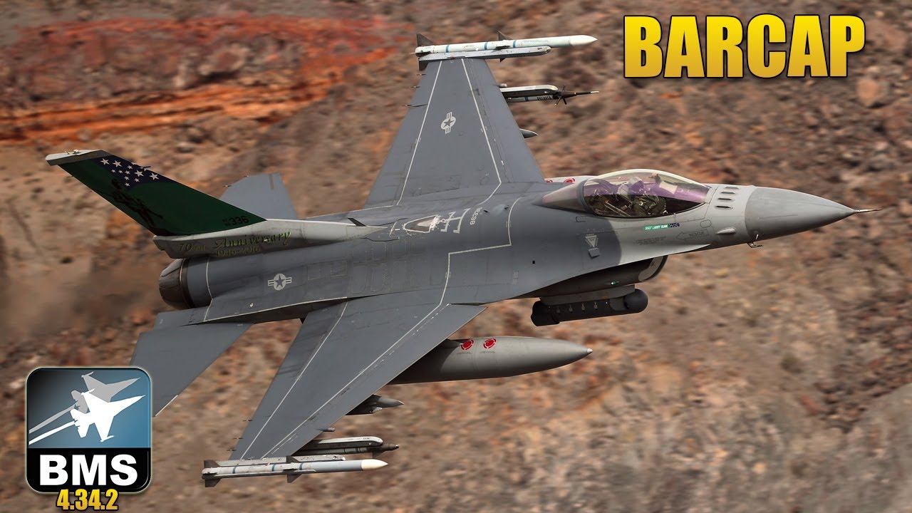 [FalconBMS 4.34] BARCAP - Proteccion zona aerea - YouTube