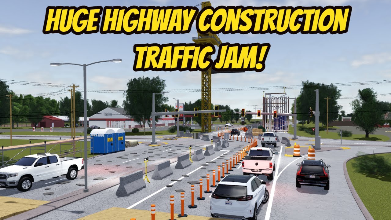 Greenville, Wisc Roblox l Highway Construction Traffic SPECIAL Roleplay - YouTube