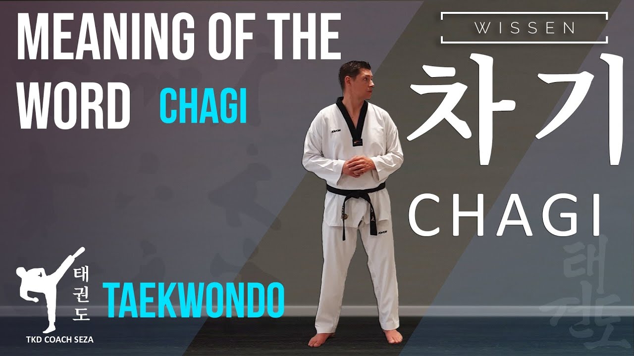 Wortbedeutung Chagi 차기 (Taekwondo) - YouTube