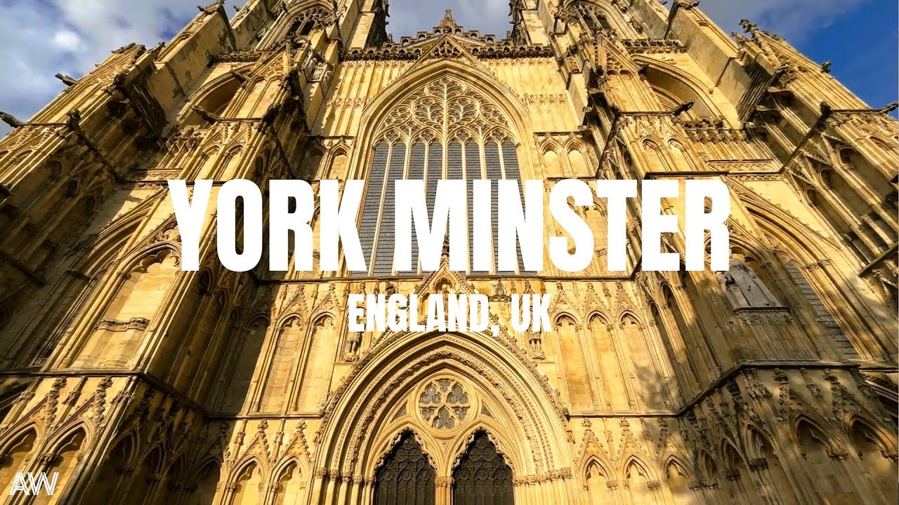 YORK MINSTER AND CITY WALL Highlights Tour [4K] | York, England, UK ...