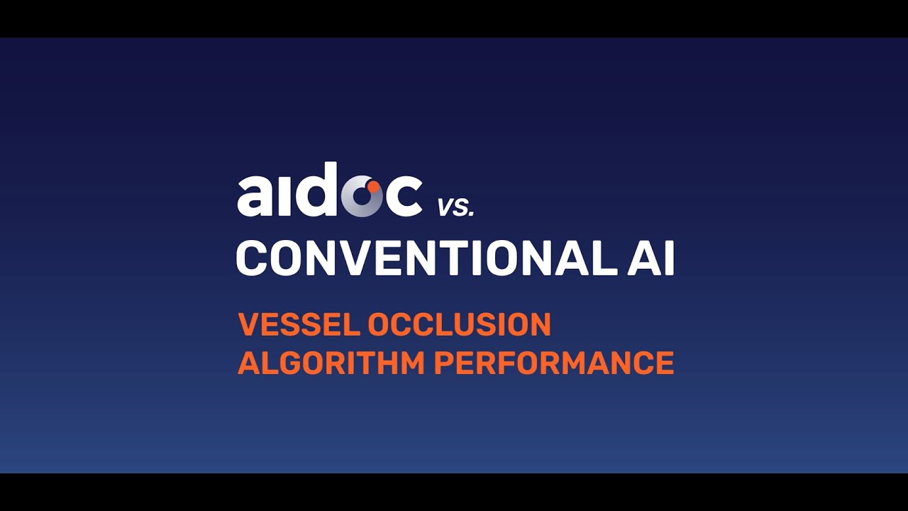 Aidoc vs. Conventional AI: Vessel Occlusion Algorithm Performance - YouTube