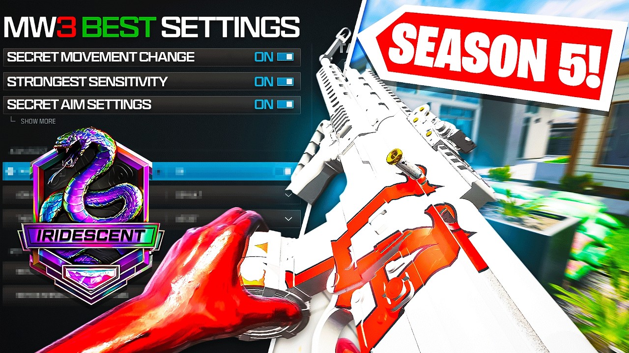 🚨 ALERT 🚨 #1 Controller Settings MW3 Season 5 Update 🎮 (MW3 Best ...