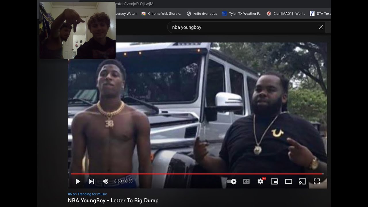 Reacting to NBA youngboy Letter To Big Dump with Adam - YouTube