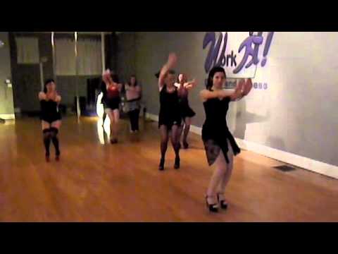 Burlesque Class at Work It Dance and Fitness, Norwalk CT - YouTube