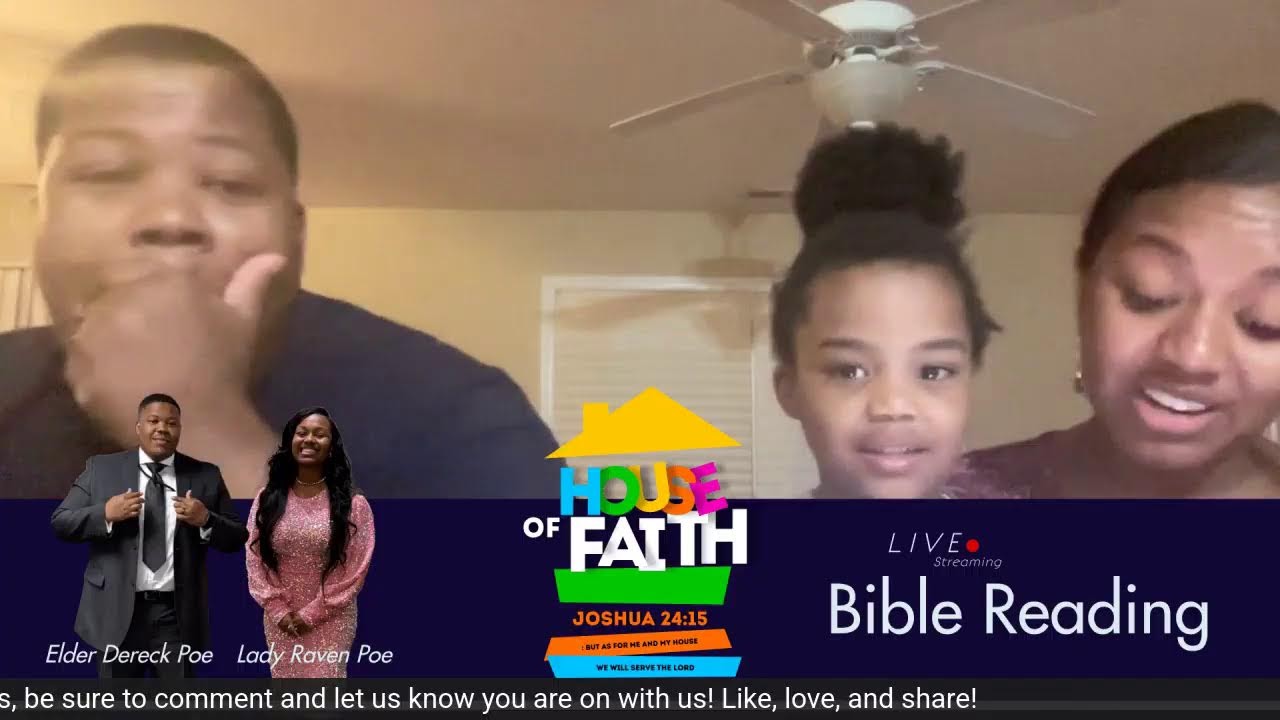 House Of Faith Bible Reading - Numbers - YouTube