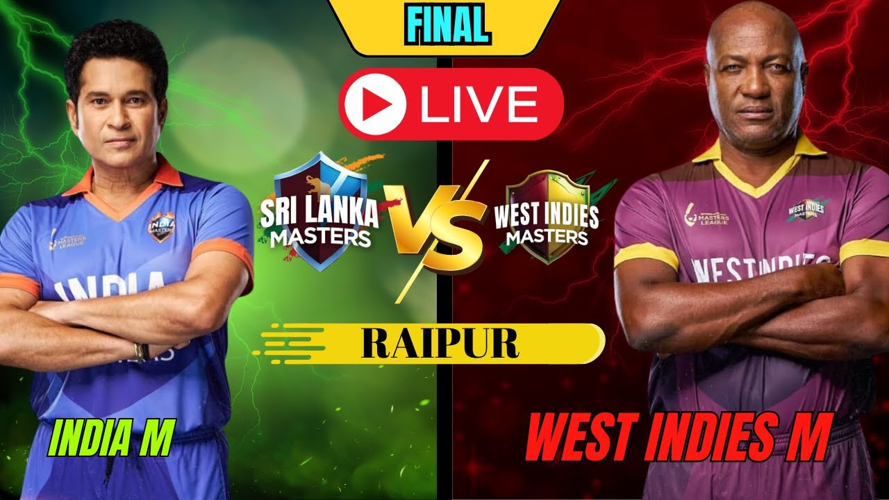 India Masters vs West Indies Masters, Final Match Hindi Commentary Live ...