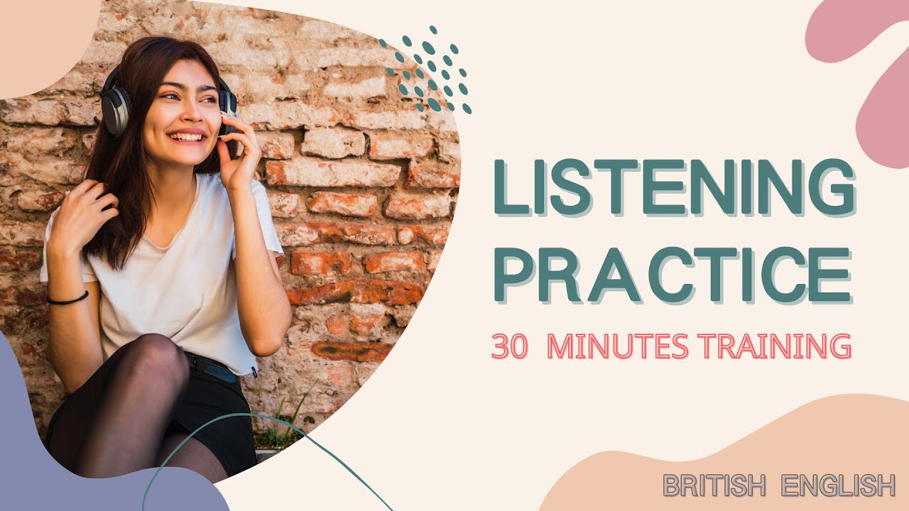 English listening practice with easy English phrases | British English ...
