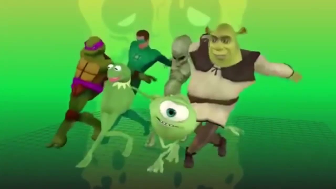 Shrek baila cumbia de Artes - YouTube