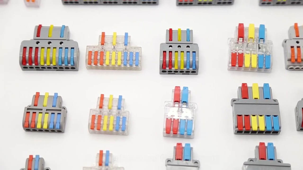 Spl-42/62 Terminal Junction Splice Push In Terminal Connector - YouTube