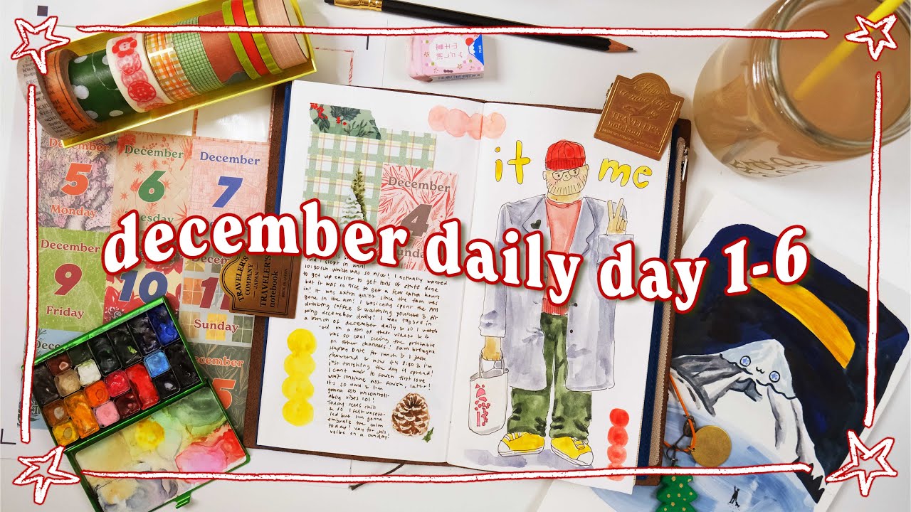 December Daily Day 1-6 | Vlog + Journal with Me - YouTube