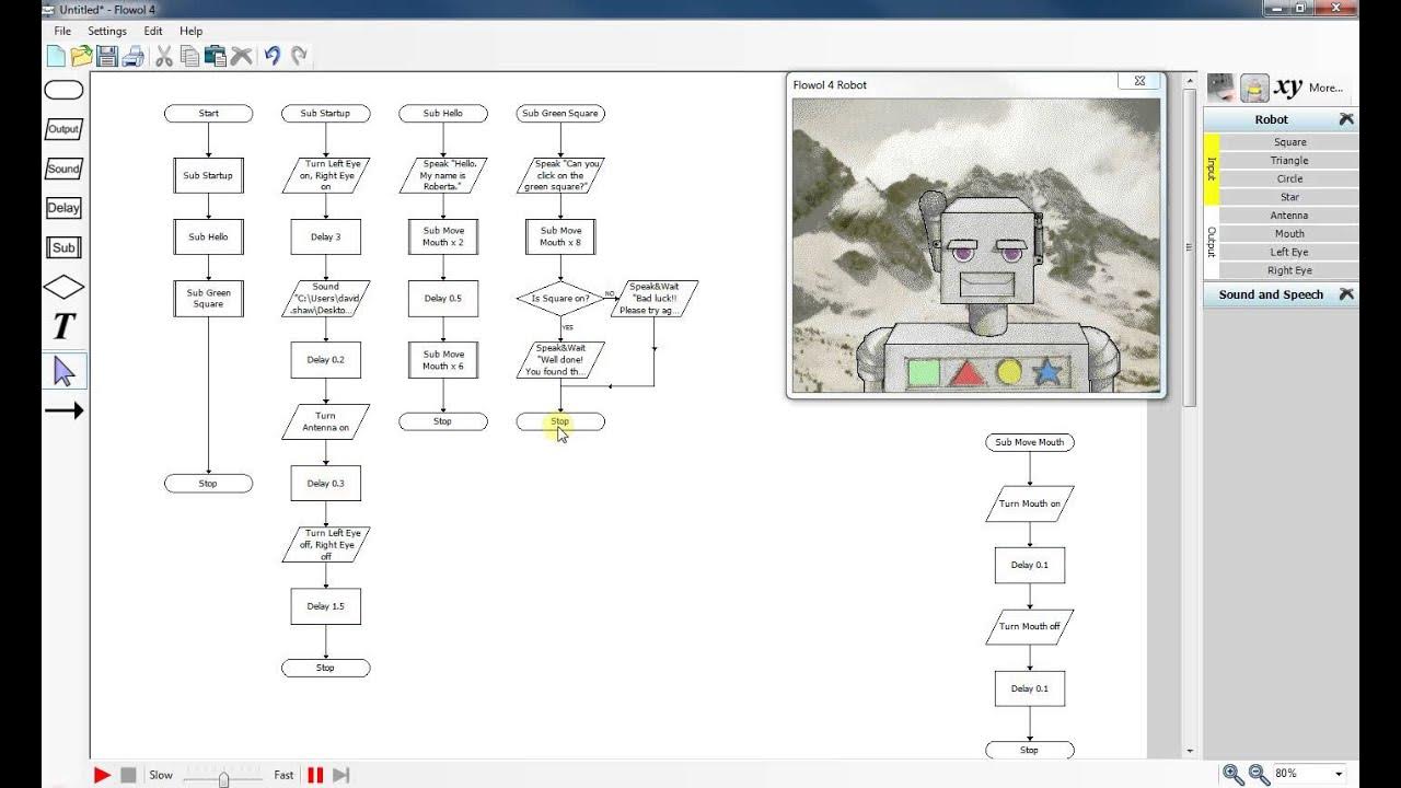 Flowol 4 - Roberta the Robot C - YouTube