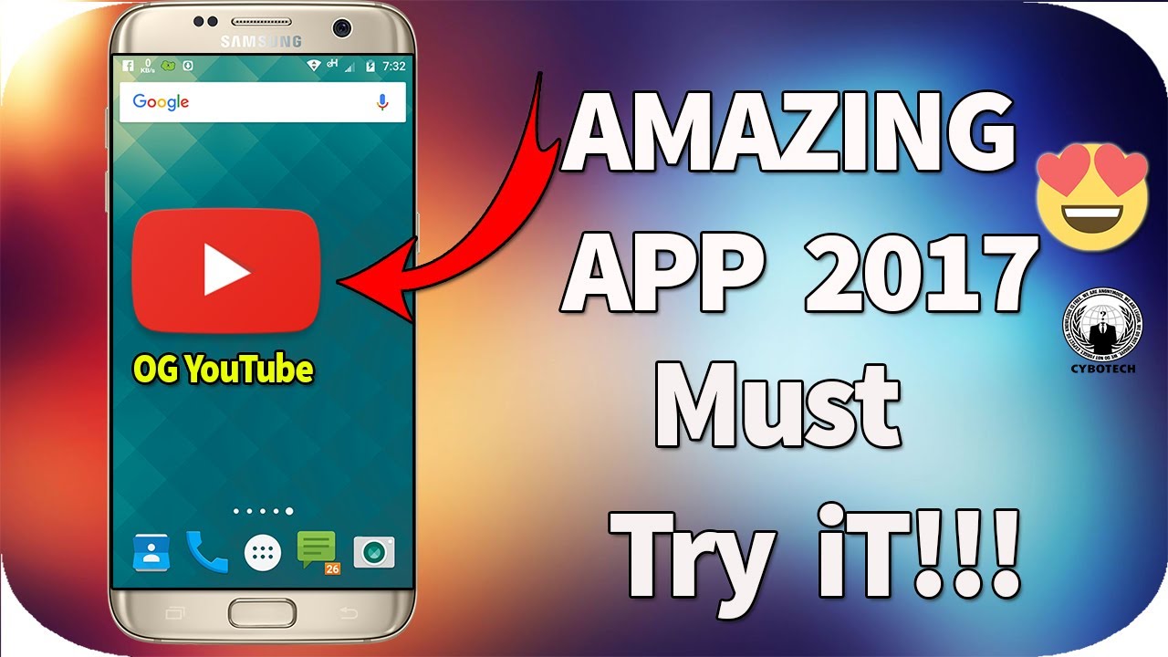 Amazing App 2017😍 - OG Youtube - Must Try it - YouTube