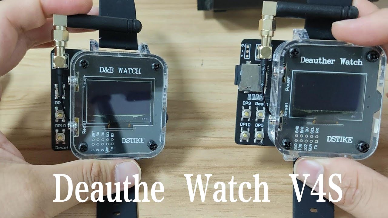 Deauther Watch V4S (Major Update) - YouTube