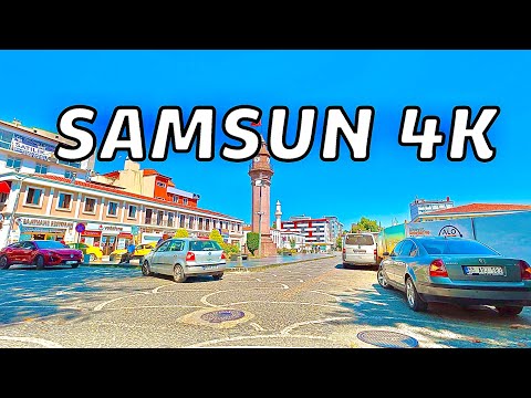 Samsun 4K - Driving Downtown - Türkiye 