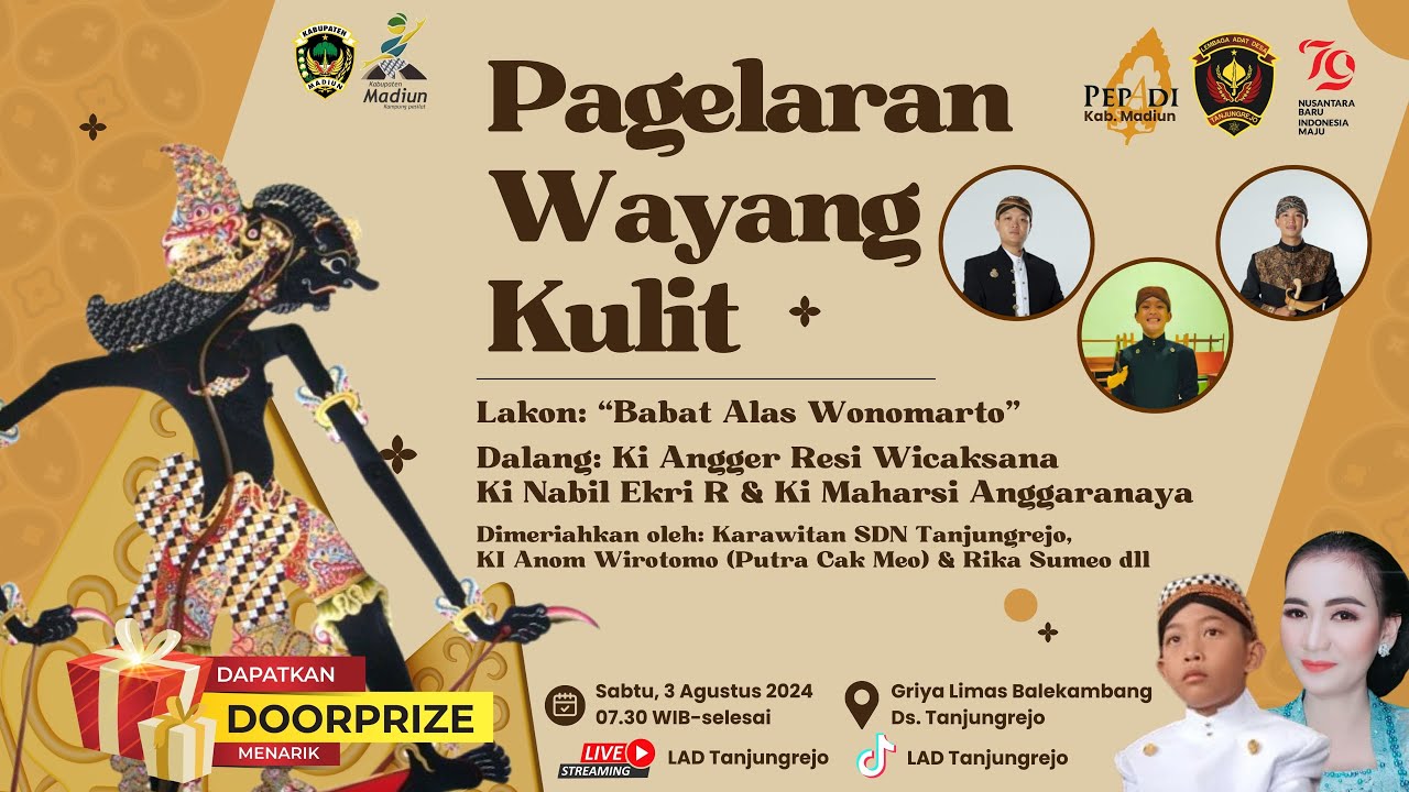 🔴 LIVE: WAYANG KULIT LAKON BABAD ALAS WONOMARTO - YouTube