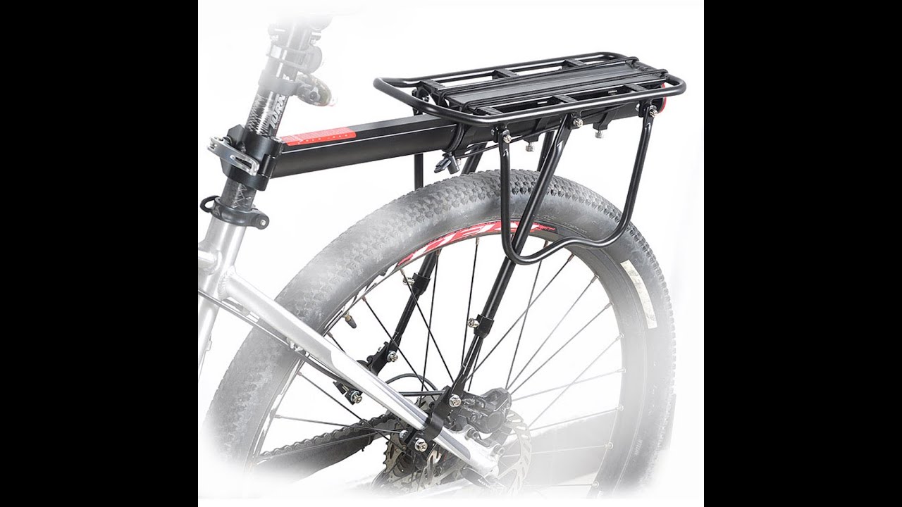 UPANBIKE Bike Rear Rack, MTB Carrier Aluminum Rack Installation Guide ...