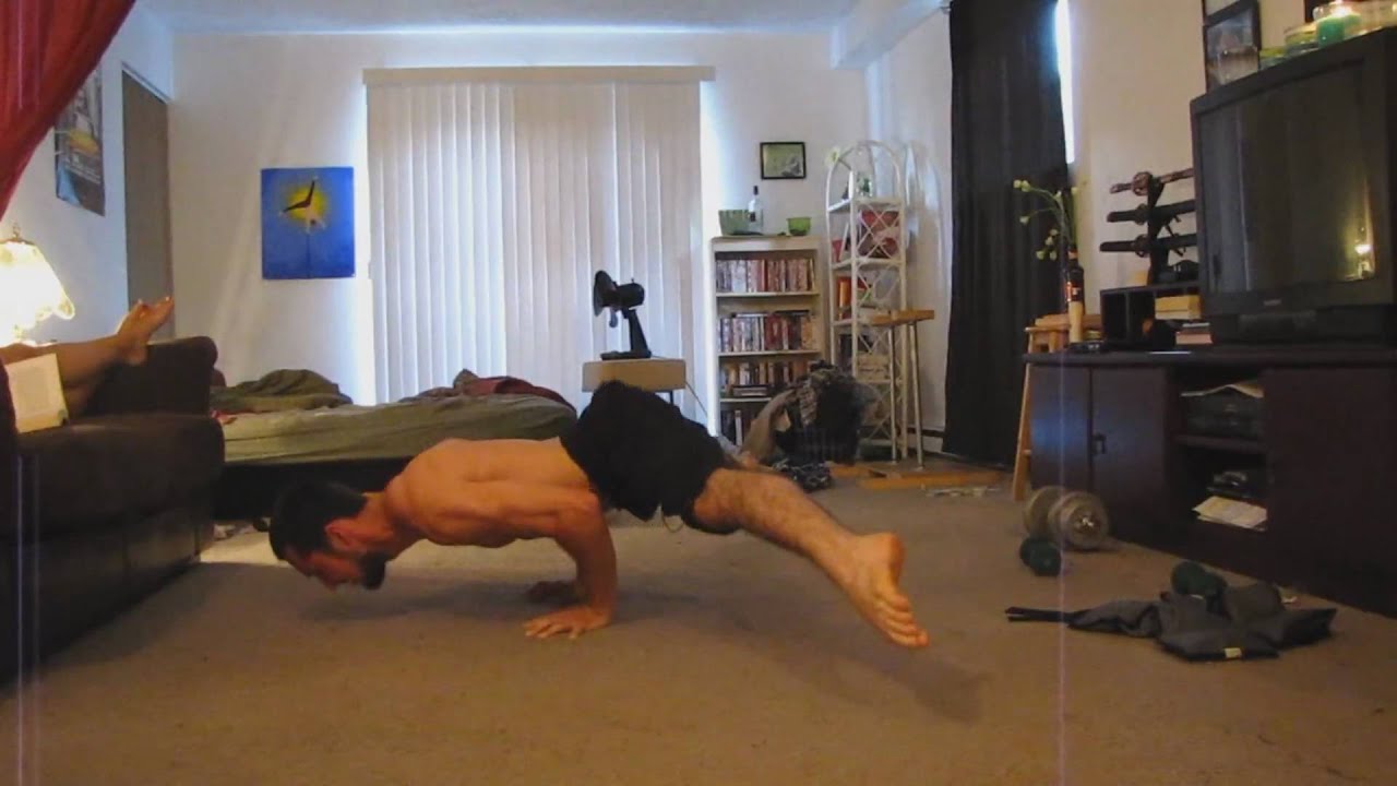 straddle planche push ups - YouTube