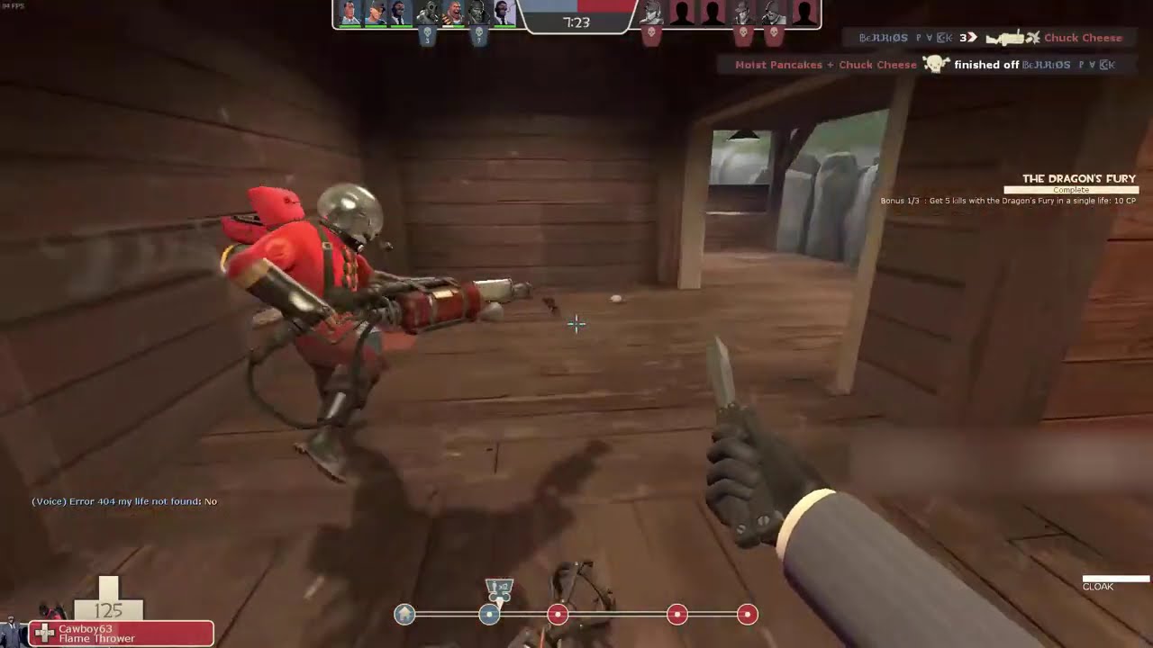 cat and mouse moment with spy and pyro tf2 - YouTube