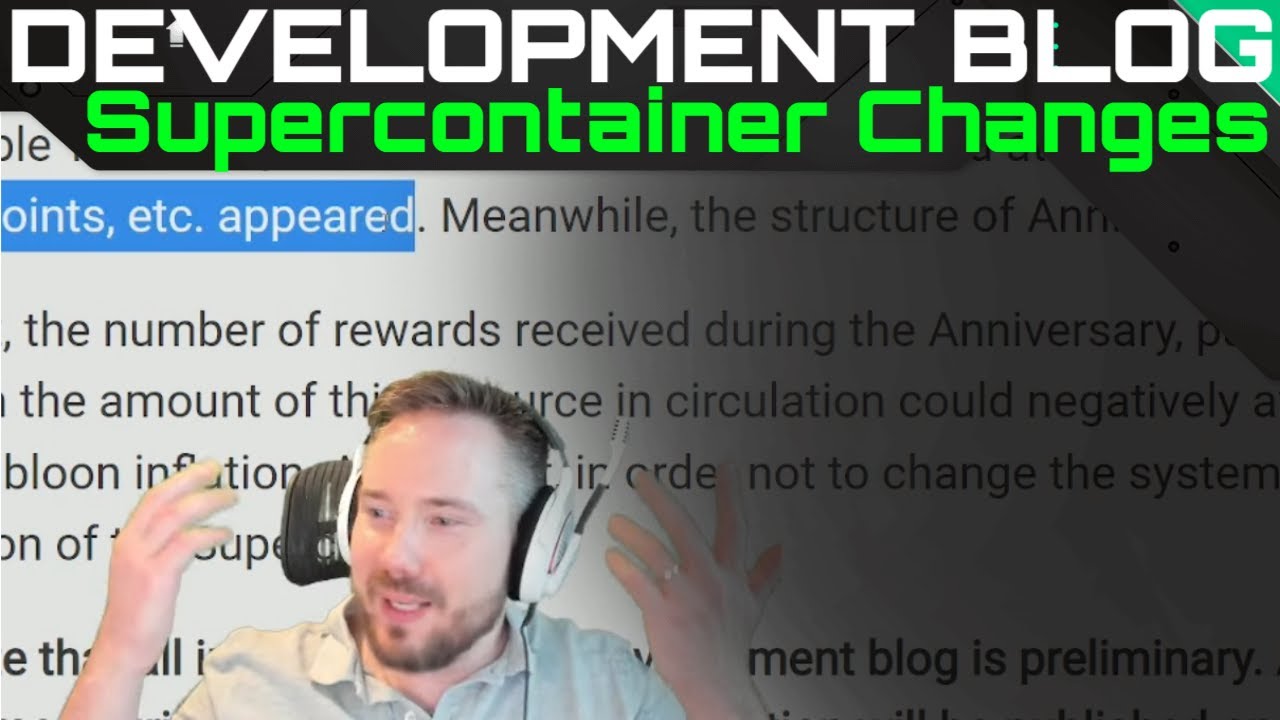 Development Blog - Supercontainer Changes - YouTube