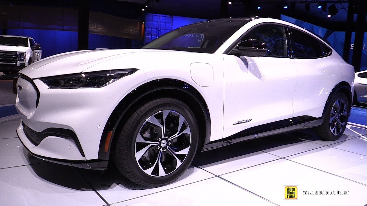 Ford Mustang Mach-e Electric SUV - Walkaround - Debut at 2019 LA Auto ...