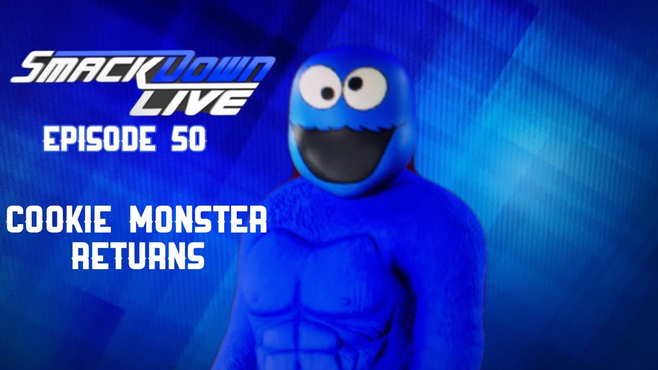 Cookie Monster Returning At SmackDown 50 - YouTube