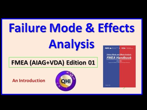 Failure Mode and Effects Analysis (AIAG+VDA) - An Introduction | #fmea ...