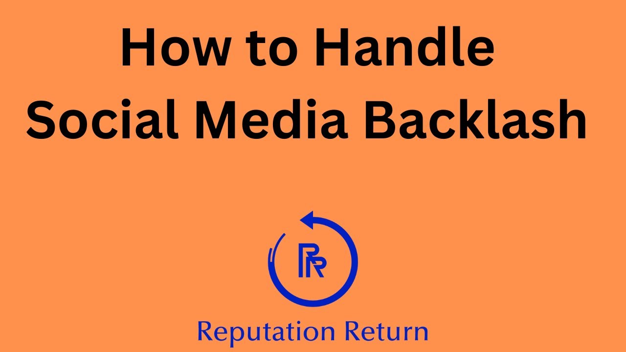How to Handle Social Media Backlash - YouTube
