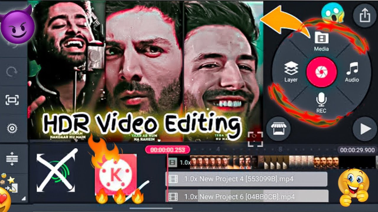 HDR 🔥 video_editing_KineMaster//KineMaster new effect video editing hdr ...