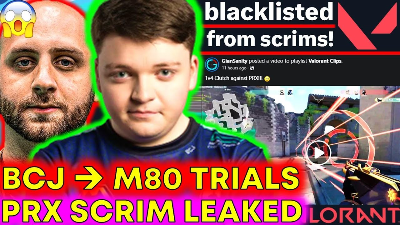BcJ New Team LEAKED, Paper Rex Scrim DRAMA! 😨 VCT News - YouTube