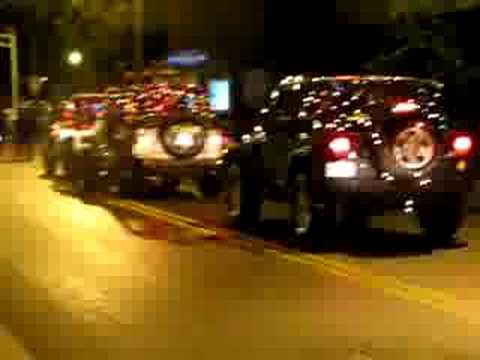 Island Jeep Wave Light Parade - YouTube
