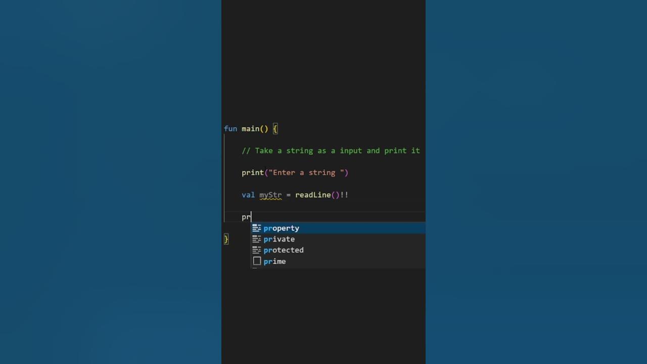 Learn Kotlin Input And Output String Input By Okwa Basic Inputoutput Kotlin Coding