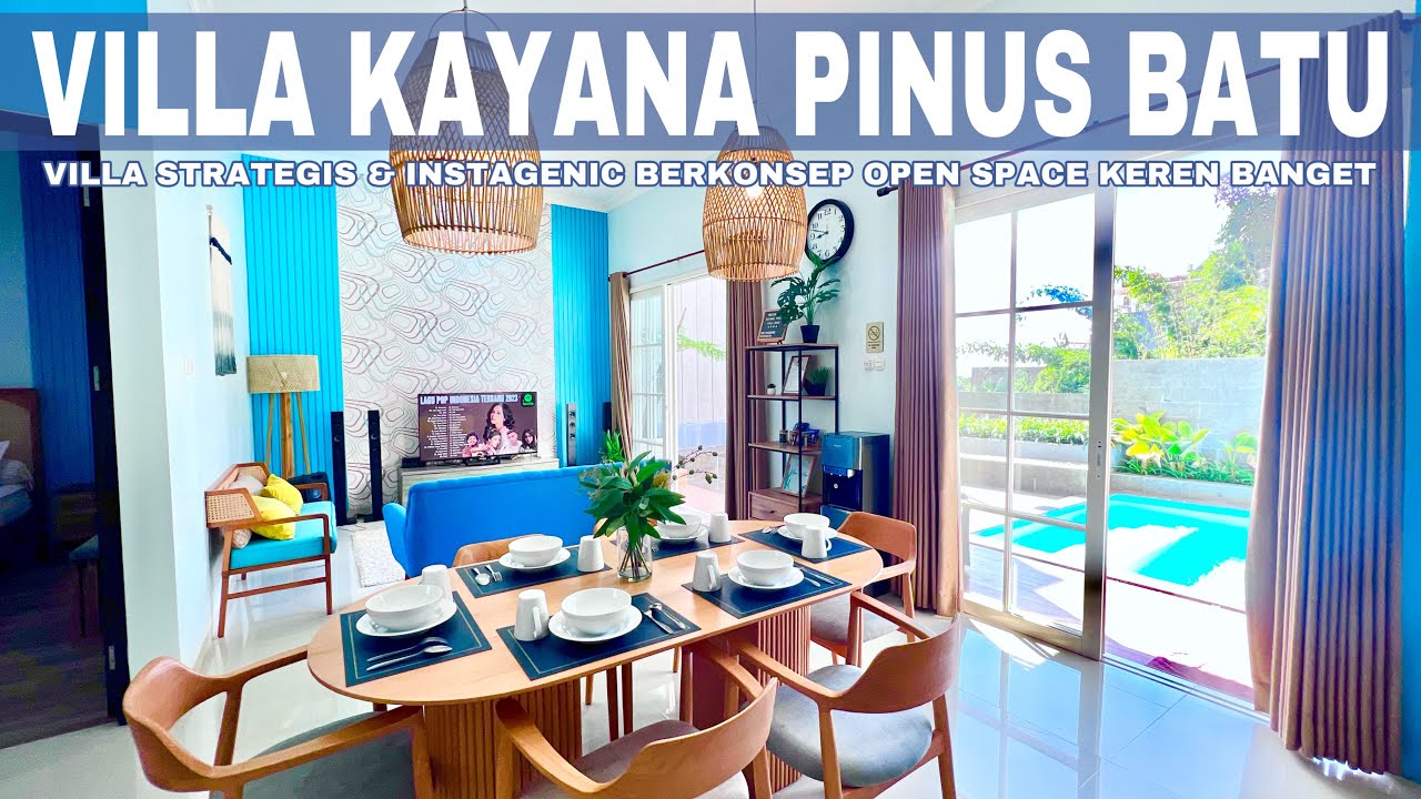 VILLA KAYANA PINUS BATU || LENGKAP DENGAN PRIVATE POOL || VILLA MEWAH ...