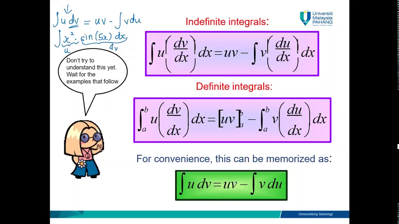 4.4 Techniques of Integration - Part 3 - YouTube