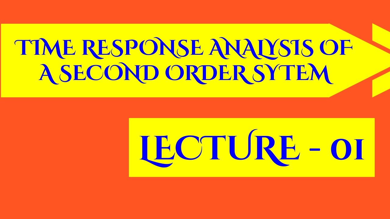 Time Domain Specifications of a second order system - YouTube