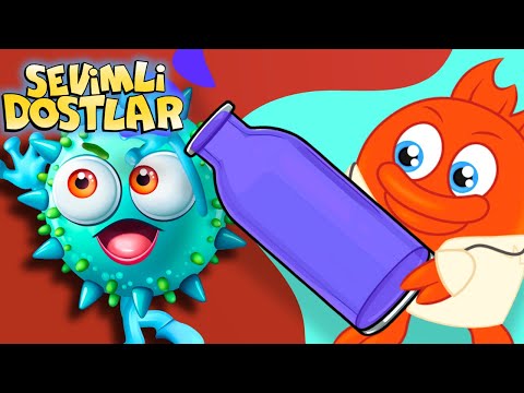 Unutkan Balık Mikroplarla Savaşıyor🦠 Meslekler Şarkısı✈️🎨 Sevimli Dostlar Bebek ve Çocuk Şarkıları