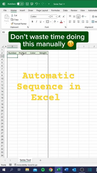 Automatic Sequence #trending #excel #adult #shorts #share #like #subscribe #reels #2024 - YouTube