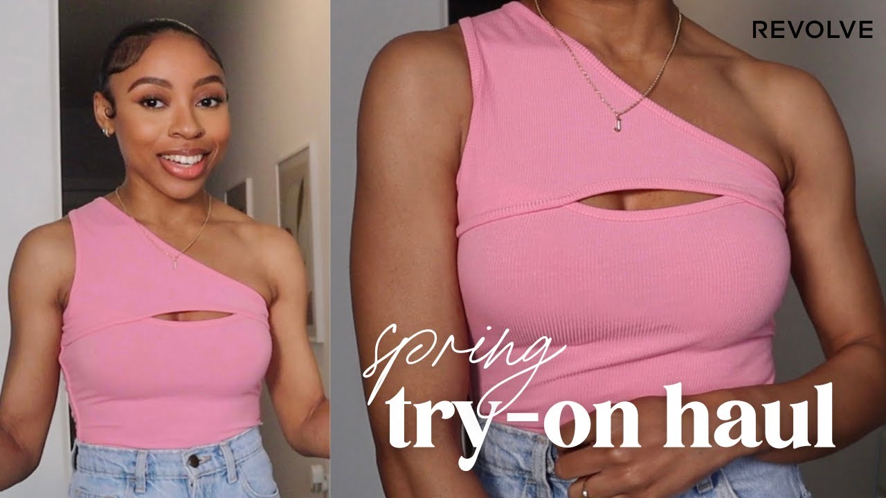 Revolve Try-On Haul | 6 Super Cute Pieces For Spring + Styling Tips ...