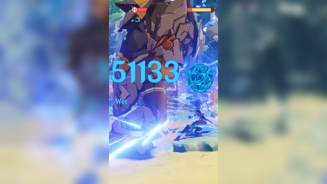 The Hydro Archon Game Play and Idle Animation Looks Insane - YouTube