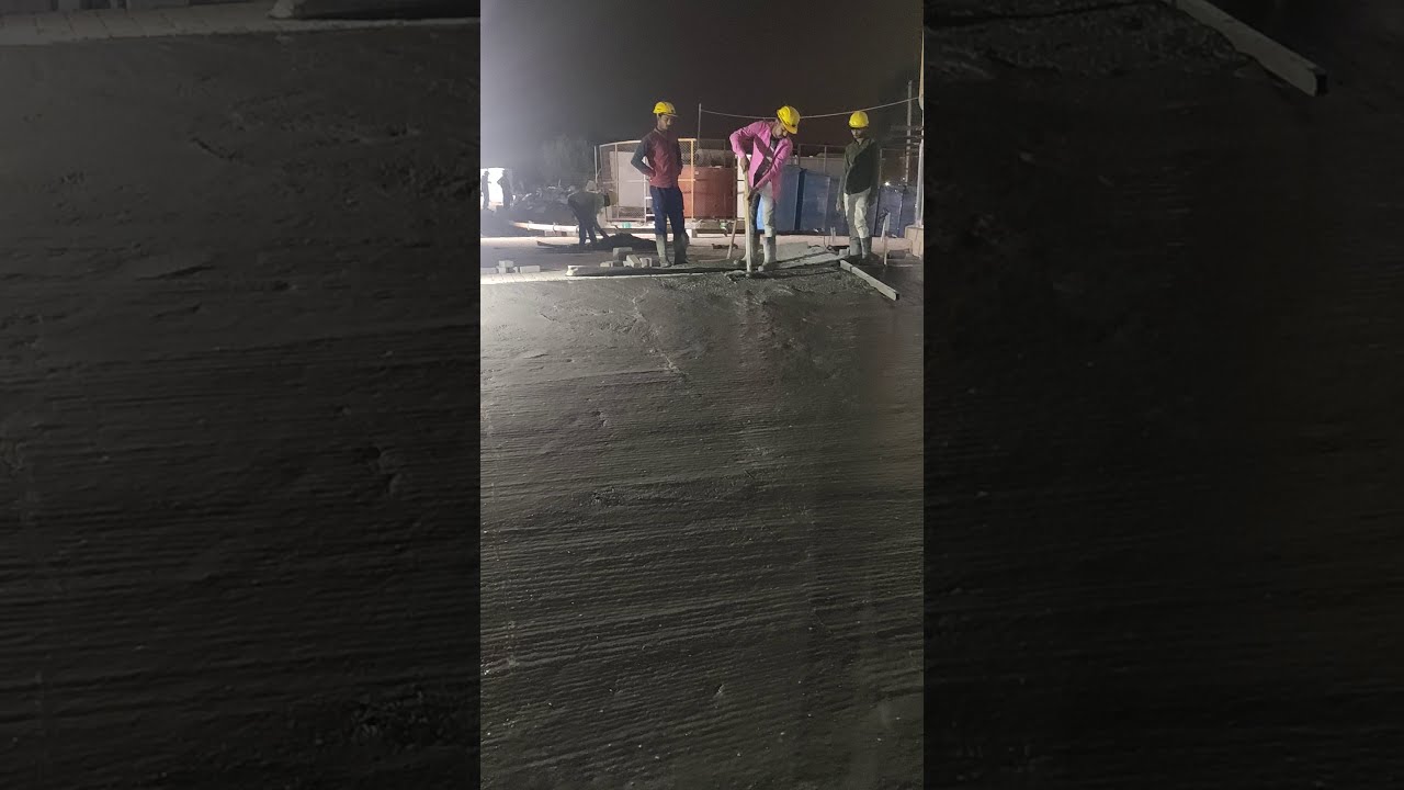 M20 screed concrete work - YouTube