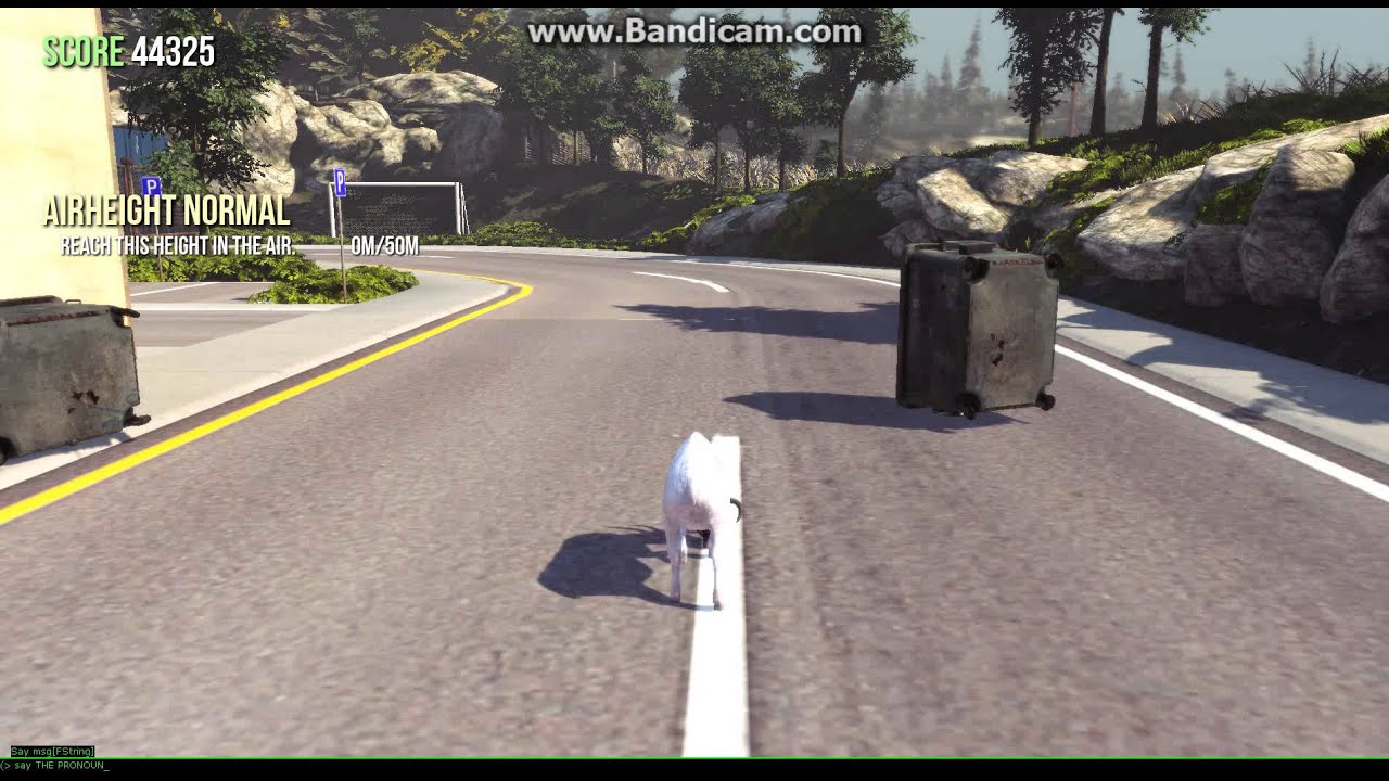 Goat Simulator: HOW TO MAKE THE GOAT SPEAK(Console) - YouTube
