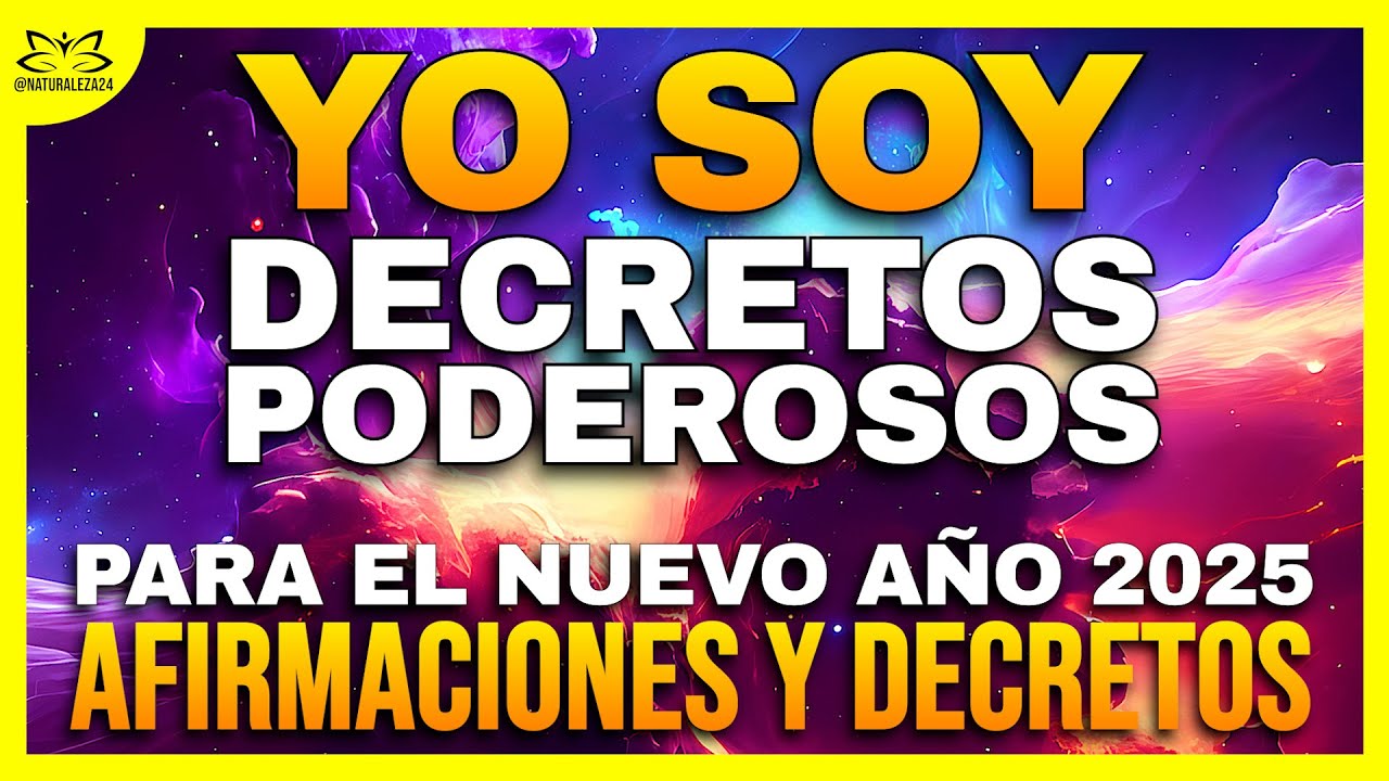 🌟 YO SOY Poderosas Afirmaciones Positivas y Decretos de Prosperidad y ...