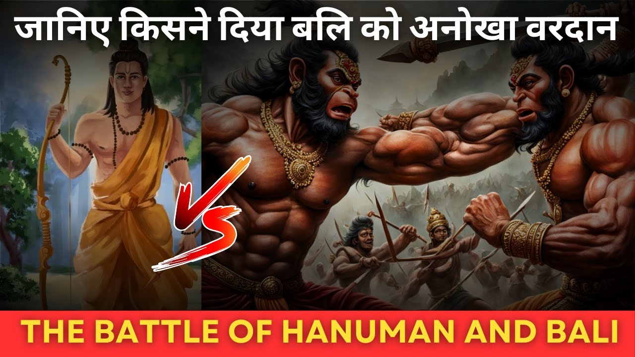बाली vs हनुमान जी : जब हुआ माहा शक्तियों का आमना सामना || The Epic ...