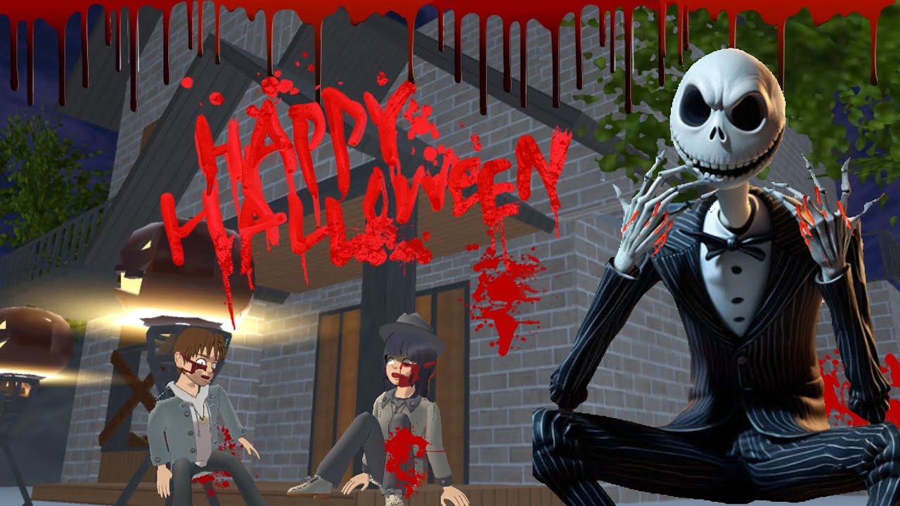 YUTA AND MIO MEET JACK SKELLINGTON IN AN ABANDONED HOUSE | SAKURA ...