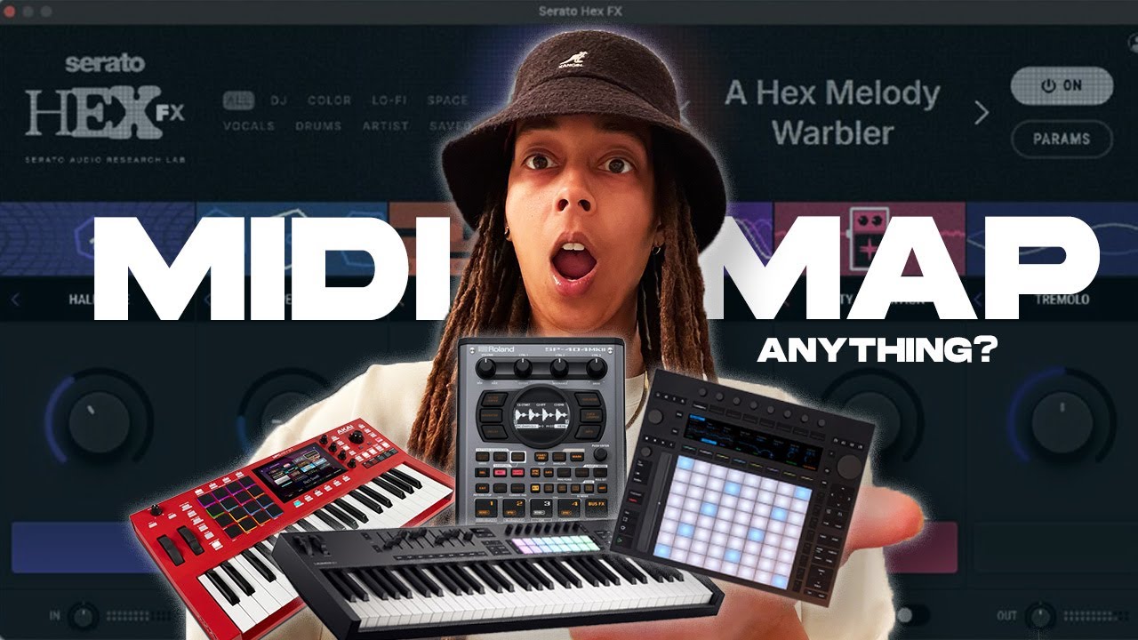 How to Map ANY Midi Device to Control Serato Hex FX in Ableton (FAST ...