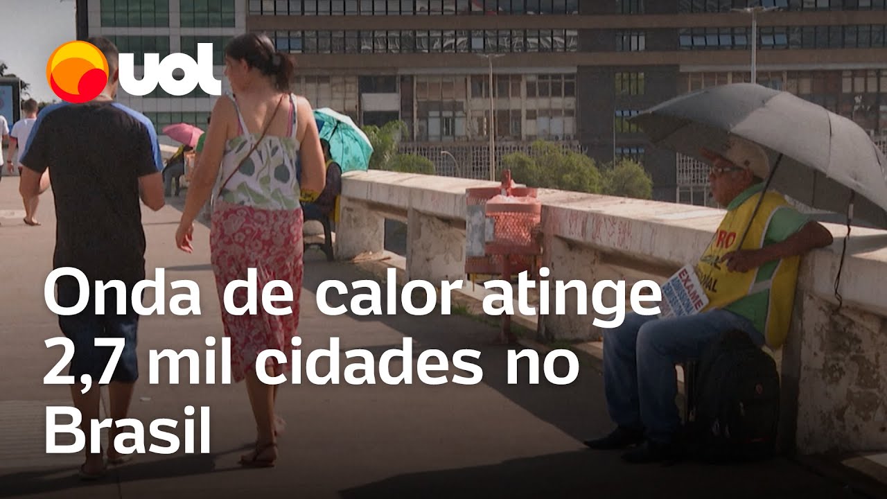 Calor no Brasil: Mais de 2 mil cidades decretam situação de emergência ...