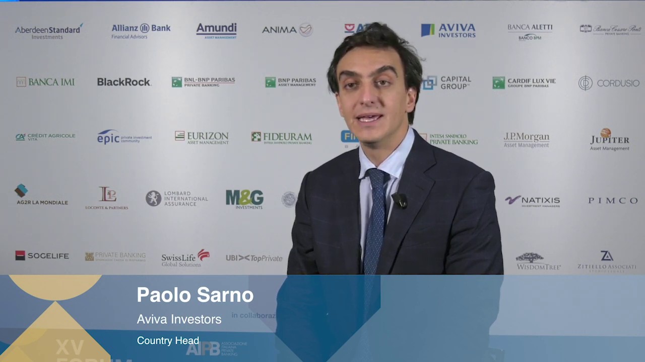 XV Forum del Private Banking - Intervista a Paolo Sarno (Aviva ...