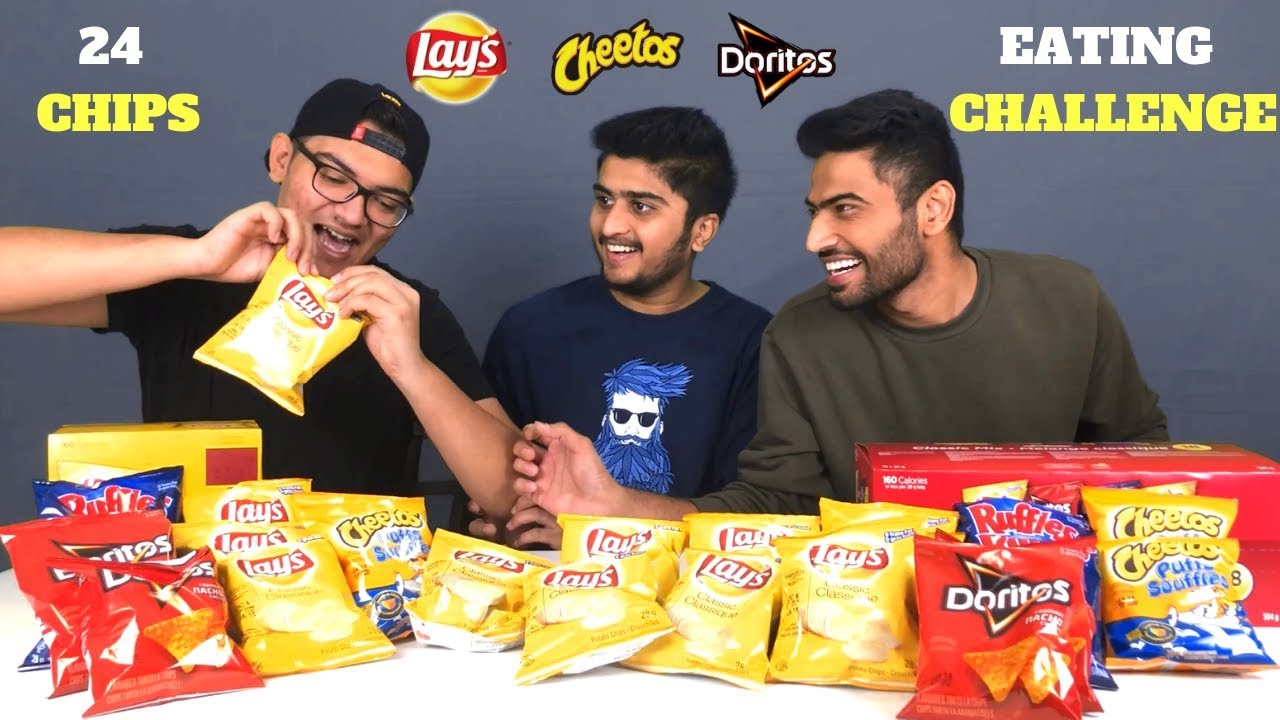 EPIC CHIPS EATING CHALLENGE | Chips Eating Competition | Food Challenge ...