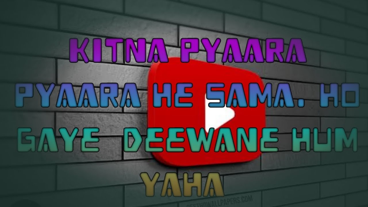 Kitna pyaara pyaara he sama .ho gaye deewane hum yaha..℅ new song [ DJ ...