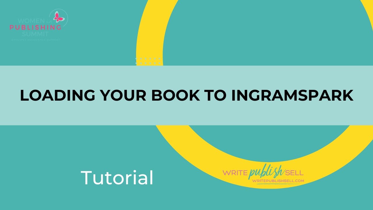 How to load your book to IngramSpark - YouTube