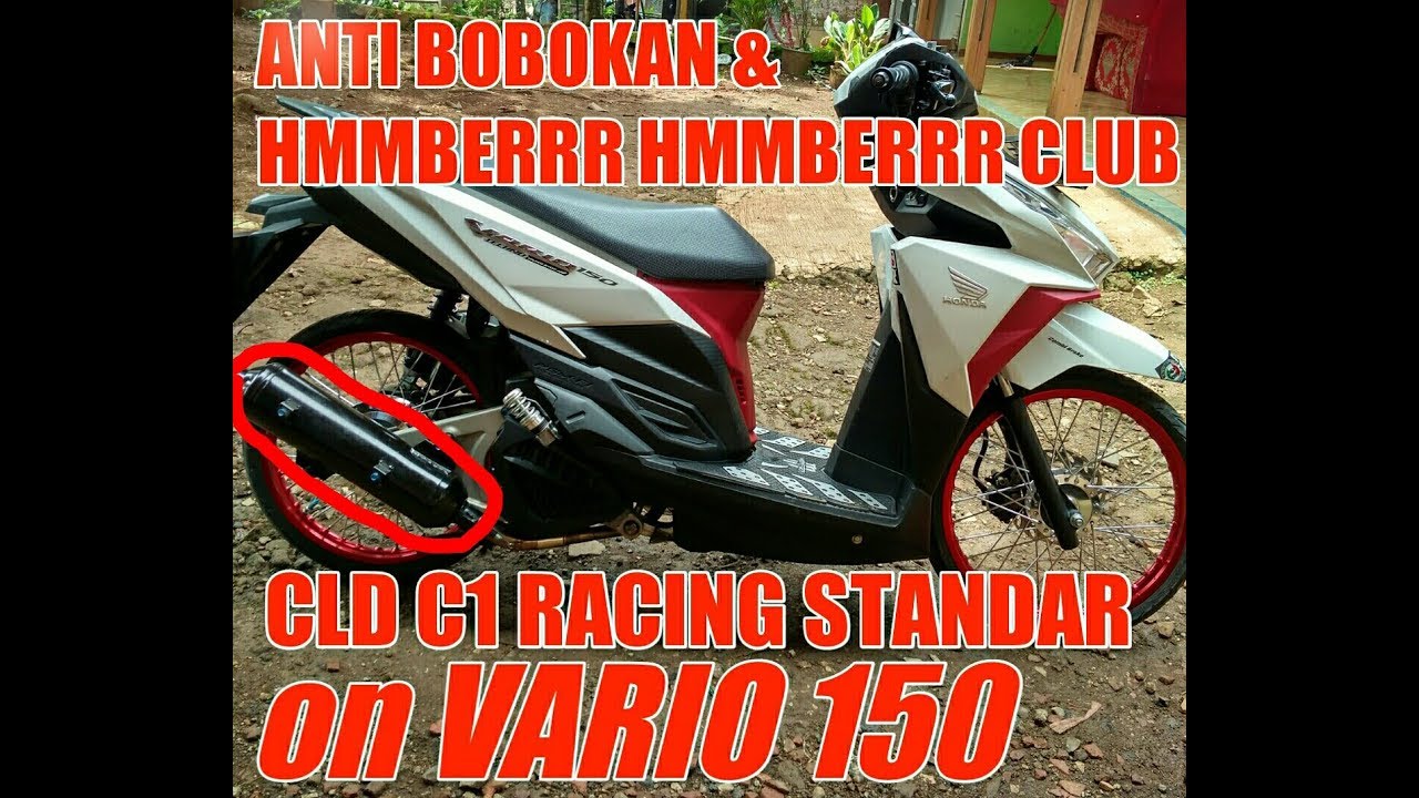 Knalpot tsukigi CLD C1 on VARIO 150 - YouTube